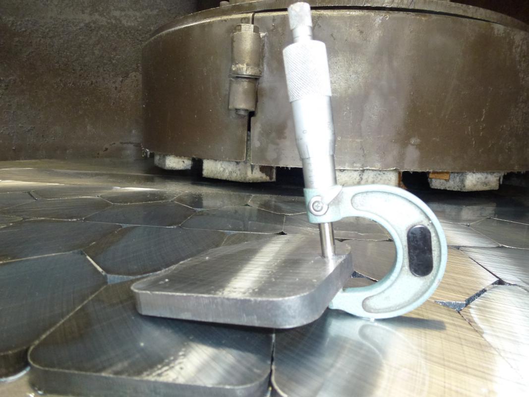 Small items wash ground to size and tolerance